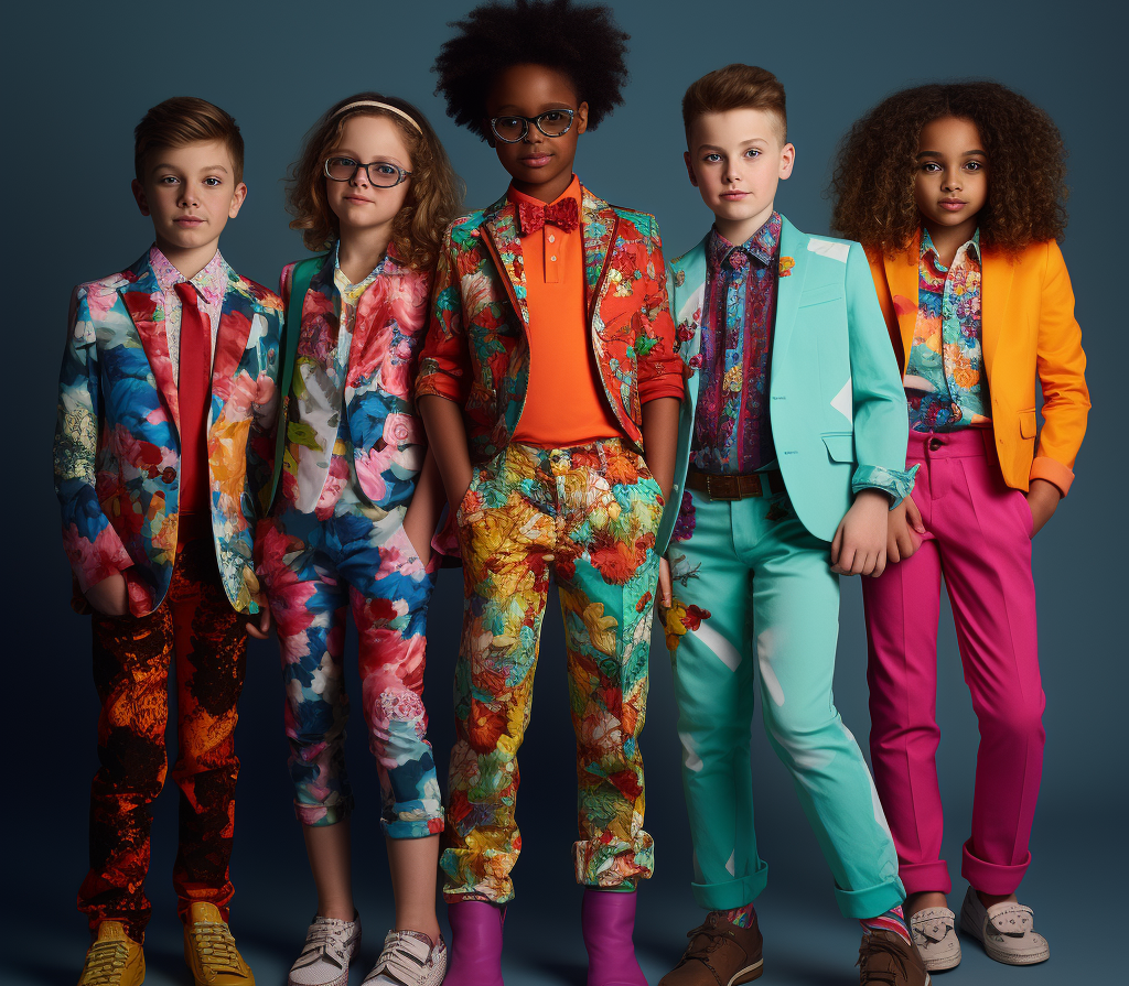 How to mix and match colors and patterns in kids' outfits